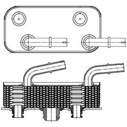 Mahle &Ouml;lk&uuml;hler, Automatikgetriebe clc180000s f&uuml;r BMW (BRILLIANCE)