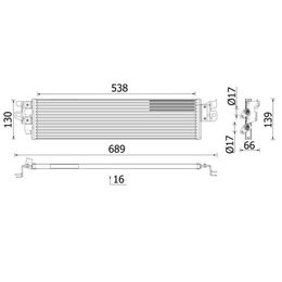 Mahle &Ouml;lk&uuml;hler, Automatikgetriebe clc328000p f&uuml;r VW