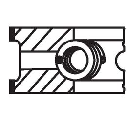Mahle Kolbenringsatz 02207n2