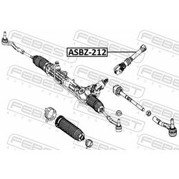 FEBEST Lenkwelle asbz212 f&uuml;r Mercedes