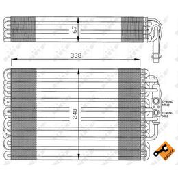 NRF Verdampfer, Klimaanlage 36034 f&uuml;r Mercedes