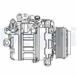 DELPHI Kompressor, Klimaanlage cs20547 f&uuml;r BMW