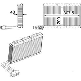 Mahle ae109000p f&uuml;r DAF Volvo RENAULT TRUCKS