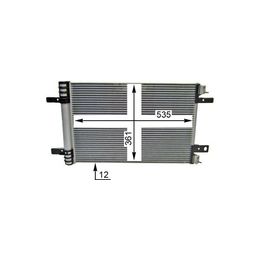 Mahle Kondensator, Klimaanlage ac886000p f&uuml;r GM DS Peugeot