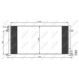 NRF Kondensator, Klimaanlage EASY FIT 35491 f&uuml;r Iveco