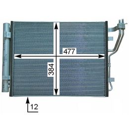 Mahle Kondensator, Klimaanlage BEHR HELLA SERVICE *** PREMIUM LINE ac709000p f&uuml;r KIA
