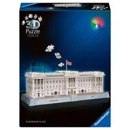 3D-Puzzle Ravensburger "Iconics: Buckingham Palace - mit Licht", bunt, Puzzles, KinderB:40,9cm H:18,9cm T:15,9cm, Kunststoff, beleuchtet, Made in Europe, B:40,9cm H:18,9cm T:15,9cm