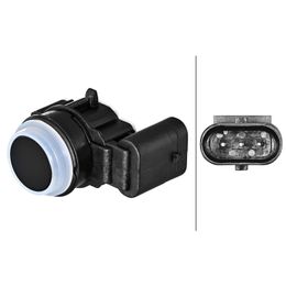 Hella Sensor, Einparkhilfe 6px358270381 hinten f&uuml;r VW