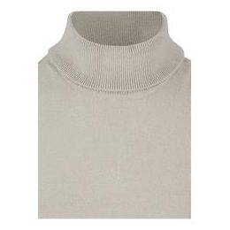 Shirtkleid Urban Classics "Urban Classics Damen Ladies Knitted Eco Viscose Turtleneck Dress", Damen, Gr. S, US-Gr&ouml;&szlig;en, wetsand, 52% Viskose, 28% Polyester, 20% Polyamid, unifarben, normal, Rundhals, Kleider Shirtkleid
