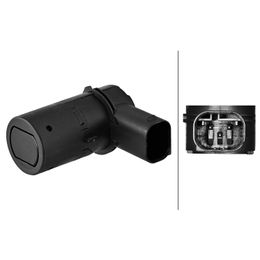 Hella Sensor, Einparkhilfe 6px358270521 hinten f&uuml;r Peugeot
