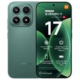 Xiaomi Smartphone "17 12+512 GB", Energieeffizienz: A (A-G), venture gr&uuml;n, 512 GB, Mobiltelefone