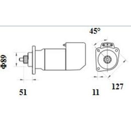 Mahle Starter ms512 f&uuml;r Volvo MAN Mercedes