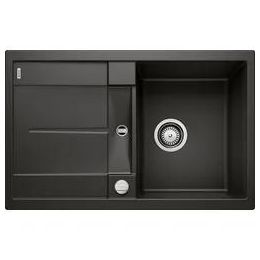 Granitsp&uuml;le Blanco "METRA 45 S", schwarz, B:50cm H:19cm T:78cm, Verbundwerkstoff, K&uuml;chensp&uuml;len, erh&auml;ltlich in mehreren Farben