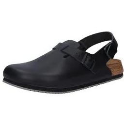 Sandale Birkenstock "Tokio", Damen, Gr. 38, schwarz, Obermaterial: 100% Rindsleder Leather cow., Schuhe Sandale
