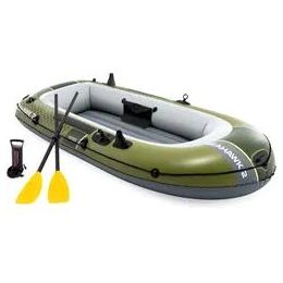 Schlauchboot Intex "Seahawk 2 Zwei Personen Boot-Set", gr&uuml;n, KleinbooteB:114cm H:41cm L:236cm, Kunststoff, B:114cm H:41cm L:236cm