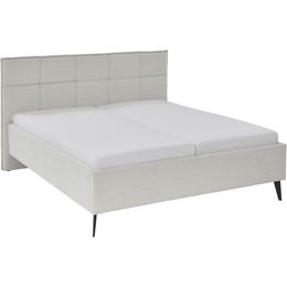 Meise M&ouml;bel Polsterbett MEISE.M&Ouml;BEL "Paulo wahlweise mit Bettkasten, erh&auml;ltlich in den Breiten 160 & 180cm", beige, B:182cm H:120cm L:213cm, Betten, Polsterbett, wahlweise mit Holz- oder Metallfu&szlig;