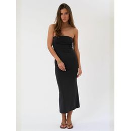 Jerseykleid ITS MAY "ITS MAY Dress Isabella", Damen, Gr. M/L, schwarz, Obermaterial: 95% Polyester, 5% Elasthan, Kleider Jerseykleid