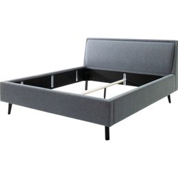 Meise M&ouml;bel Polsterbett MEISE.M&Ouml;BEL "Frieda", blau (ocean), B:156cm H:105cm L:224cm, Betten, Polsterbett, wahlweise mit Lattenrost und Bettkasten