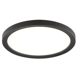 Hanseatic LED Panel "DLP220A", schwarz, 1, H: 2,9cm, 1 Stk., rund, Leuchten, 19 cm, 1400 lm, 4000 K
