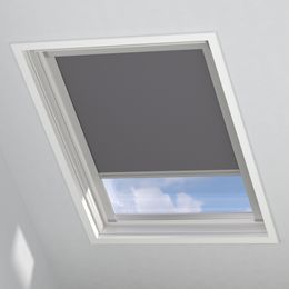 Verdunklungsrollo my home "Sky-Dachfensterrollo", grau, aluminium, Rollos, PK04, einseitig verschiebbar, Aluminium, Polyester, Verdunklungsrollo, mit Kassette und Seitenprofilen