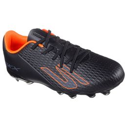 Fu&szlig;ballschuh Skechers "JR CRIB FG, Skechers Skx_2 Jr Td Mg", M&auml;dchen, Gr. 28, schwarz (bkor schwarz), Lederimitat, Schuhe Fu&szlig;ballschuh, Academy Fu&szlig;ballschuh mit reaktionsschneller Passform