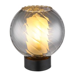 NOWA Tischleuchte "ULF", schwarz matt, &Oslash; 20cm H: 22cm, 1 Stk., Leuchten, Tischlampe Nachttischlampe Deko-Tischleuchte Schlafzimmer, Tischleuchte