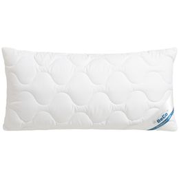 Kopfkissen Beco "EcoWell", beige (natur), B:40cm L:80cm, Obermaterial: 100% Polyester, Kopfkissen, Kissen in den Gr&ouml;&szlig;en 40x80 cm und 80x80 cm erh&auml;ltlich