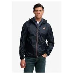 Windbreaker Superdry "ESSENTIAL TRI WINDBREAKER JKT", Herren, Gr. XXL, richest navy, Web, Obermaterial: 100% Polyester, unifarben, relaxed fit normal, Jacken Windbreaker
