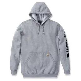 Hoodie Carhartt "Sweatshirt", Herren, Gr. M, grau (hellgrau), Obermaterial: 70% Baumwolle CO. 30% Polyester PES., Sweatshirts Hoodie