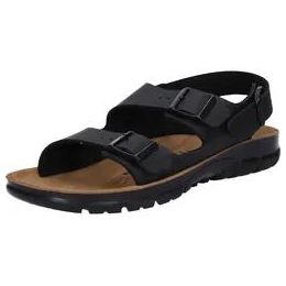 Sandale Birkenstock "Kano", Damen, Gr. 42, schwarz, Obermaterial: 100% sonstige Fasern AF., Schuhe Sandale