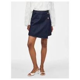 Jeansrock Y.A.S "YASLISANA HMW SHORT DENIM SKIRT S. NOOS", Damen, Gr. 36, dunkelblau denim, Denim/Jeans, Obermaterial: 100% Baumwolle, unifarben, kurz, R&ouml;cke Jeansrock