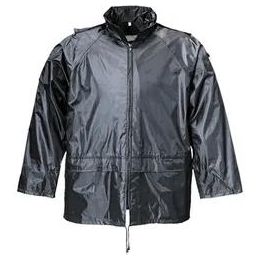 Outdoorjacke TERRAX WORKWEAR "Regen", Herren, Gr. L, schwarz, Obermaterial: 100% Polyester PES., Jacken Outdoorjacke