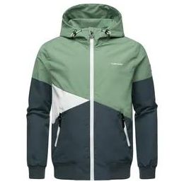 Outdoorjacke Ragwear "Renad", Herren, Gr. 5XL (62), dunkelgrau, Obermaterial: 100% Polyester. Innenfutter: 100% Polyester, gerade h&uuml;ftbedeckend, &Auml;rmel ohne &Auml;rmelschlitz Rippstrickb&uuml;ndchen, Jacken Outdoorjacke, Ultraleichte wasserdichte Herren &Uuml;bergangsjacke mit Kapuze