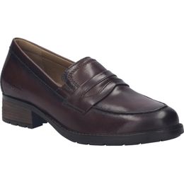 Slipper Josef Seibel "Kate 02, castagne", Damen, Gr. 37, braun (castagne), Obermaterial: 100% Rindsleder Leather cow., Schuhe Slipper