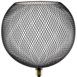 Segula LED-Filament "LED Floating Cage", Energieeffizienz: G (A-G), schwarz, L:300cm &Oslash;:300cm, Leuchtmittel, LED Floating Cage Globe 300 black E27, 5W, 2200K, 350lm