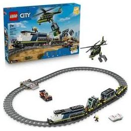 Konstruktionsspielsteine Lego "&Uuml;berfall auf den Polizeizug (60508), Lego City", bunt, Spielbausteine, Kinder, Kunststoff