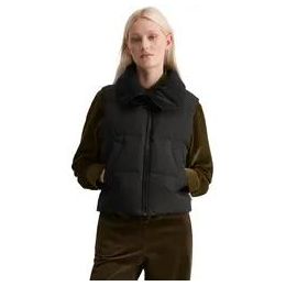 Marc O'Polo Steppweste MARC O'POLO "mit zertifizierter Daunenf&uuml;llung", Damen, Gr. 34, schwarz, Obermaterial: 100% Polyester; F&uuml;llung: 80% Daune, 20% Feder; Futter: 100% Polyamid, unifarben, regular fit, Westen Steppweste