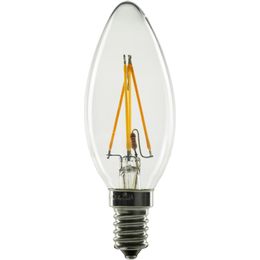 Segula LED-Leuchtmittel "Ambient Line", Energieeffizienz: G (A-G), transparent, L:100cm &Oslash;:35cm, Leuchtmittel, Kerze klar Ambient Dimming, E14