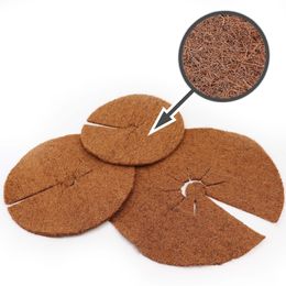 Aquagart 5 Kokos Mulchscheiben 37cm Kokofasermatte Kokosfaser Pflanzenschutzmatte Kokos