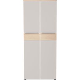 Germania Aktenschrank 4441-654 GW-Oviedo, in Kaschmir/Lindberg-Eiche-Nb., mit T&uuml;rd&auml;mpfung, 80 x 197 x 40 cm (BxHxT)