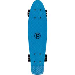 Shortboard Playlife "Vinylboard", blau, Skateboards, Kinder