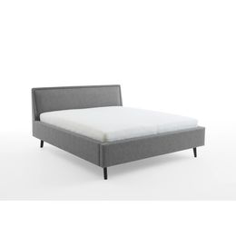 Meise M&ouml;bel Polsterbett MEISE.M&Ouml;BEL "Frieda", grau, B:156cm H:105cm L:224cm, Betten, Polsterbett, wahlweise mit Lattenrost und Bettkasten