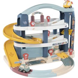 Spiel-Parkhaus Smoby "Little Smoby, Gro&szlig;es Parkhaus", blau (blau, wei&szlig;), Fahrzeug-Spielwelten, KinderB:60cm H:43cm T:62cm, Kunststoff, inklusive 1 Mini-Flitzer, B:60cm H:43cm T:62cm
