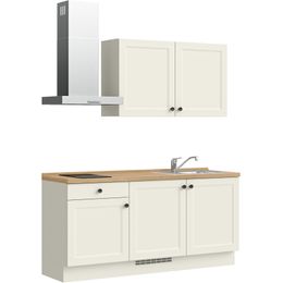 K&uuml;che Nobilia "Cascada I", NEU: individuell anpassbar mit gratis Profi-Beratung", wei&szlig; (k&uuml;che: wei&szlig;, korpus: lacklaminat wei&szlig;, arbeitsplatte: eiche sierra nachbildung), B:180,3cm H:216,6cm T:60cm, Komplettk&uuml;chen-Sets, vormontiert, Breite 180 cm, Ausrichtung w&auml;hlbar, wahlw. mit E-Ger&auml;ten
