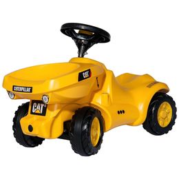 Rutscherauto Rolly Toys "rollyMinitrac Dumper CAT", gelb, Rutschautos, KinderB:30cm H:41cm T:63cm, Kunststoff, f&uuml;r Kinder von 1,5-4 Jahre, B:30cm H:41cm T:63cm