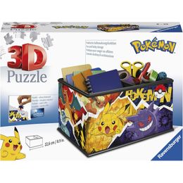 3D-Puzzle Ravensburger "Aufbewahrungsbox Pok&eacute;mon", bunt, Puzzles, KinderB:23cm H:14cm T:16cm, Kunststoff, Motiv, Made in Europe, B:23cm H:14cm T:16cm