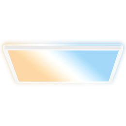 B.K.LICHT LED Panel "SHALLOW", wei&szlig; matt, 1, H: 3cm, 1 Stk., Leuchten, 42x42x3 cm, Badlampe, Badezimmer, K&uuml;che, Wohnzimmer
