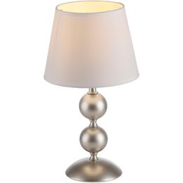 JUST LIGHT Tischleuchte "SIENA", braun (bronce), 1, &Oslash; 14cm H: 35,5cm, 1 Stk., Leuchten, Schalter, Schnurschalter, ExklusiveE27, Tischleuchte