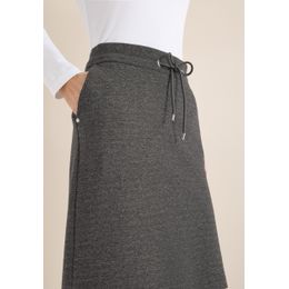 Minirock Cecil, Damen, Gr. XL (44), raw khaki, Web, Obermaterial: 61% Polyester, 21% Viskose, 15% Baumwolle, 3% Elasthan. Futter: 100% Polyester, meliert, k&ouml;rpernah kniefrei, R&ouml;cke Minirock, Two-Tone Melange Jogg Skirt