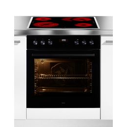 AEG Elektro-Herd-Set "HH25HSB", Energieeffizienz: A+ (A+++-D), schwarz, Herdsets, Hei&szlig;luft: Gleichm&auml;&szlig;iges Garen auf 3 Ebenen: ideal f&uuml;r Mehrblech‑Backen